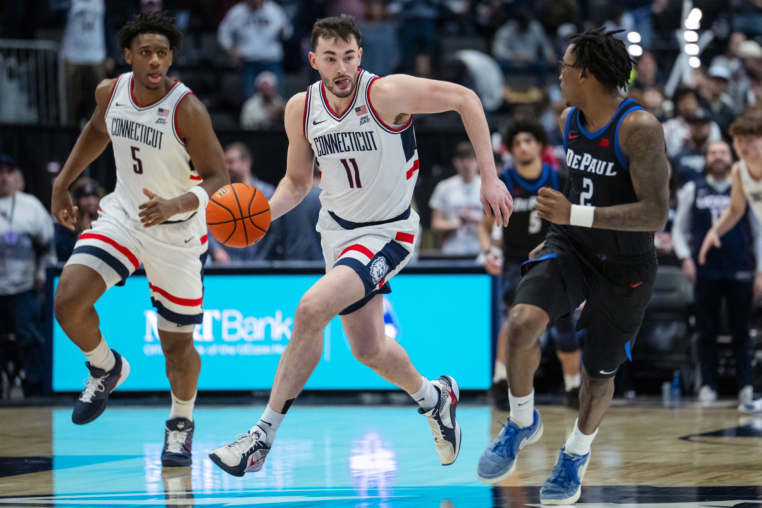 No. 4 UConn men’s basketball secures wire-to-wire victory over DePaul ...
