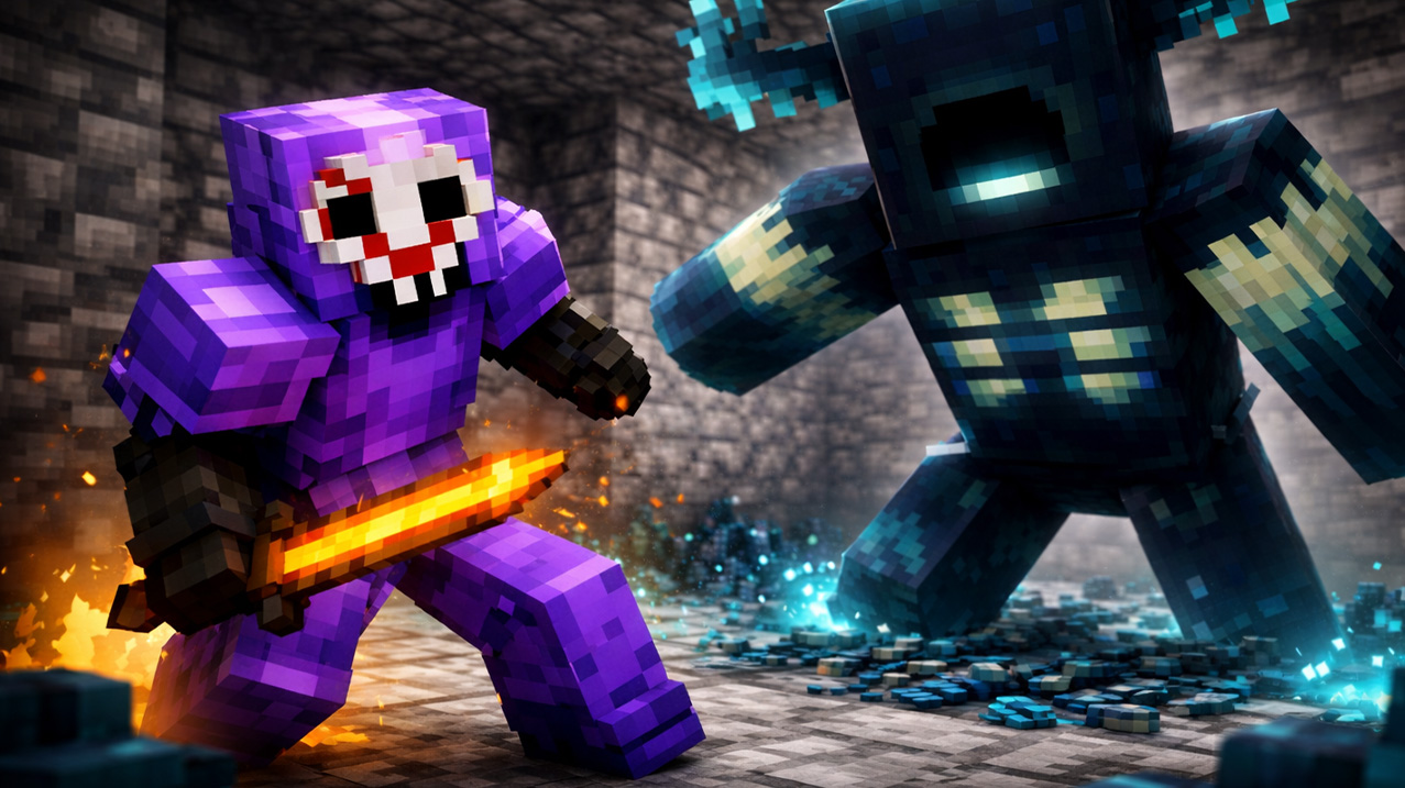 Fighting the warden in a small area