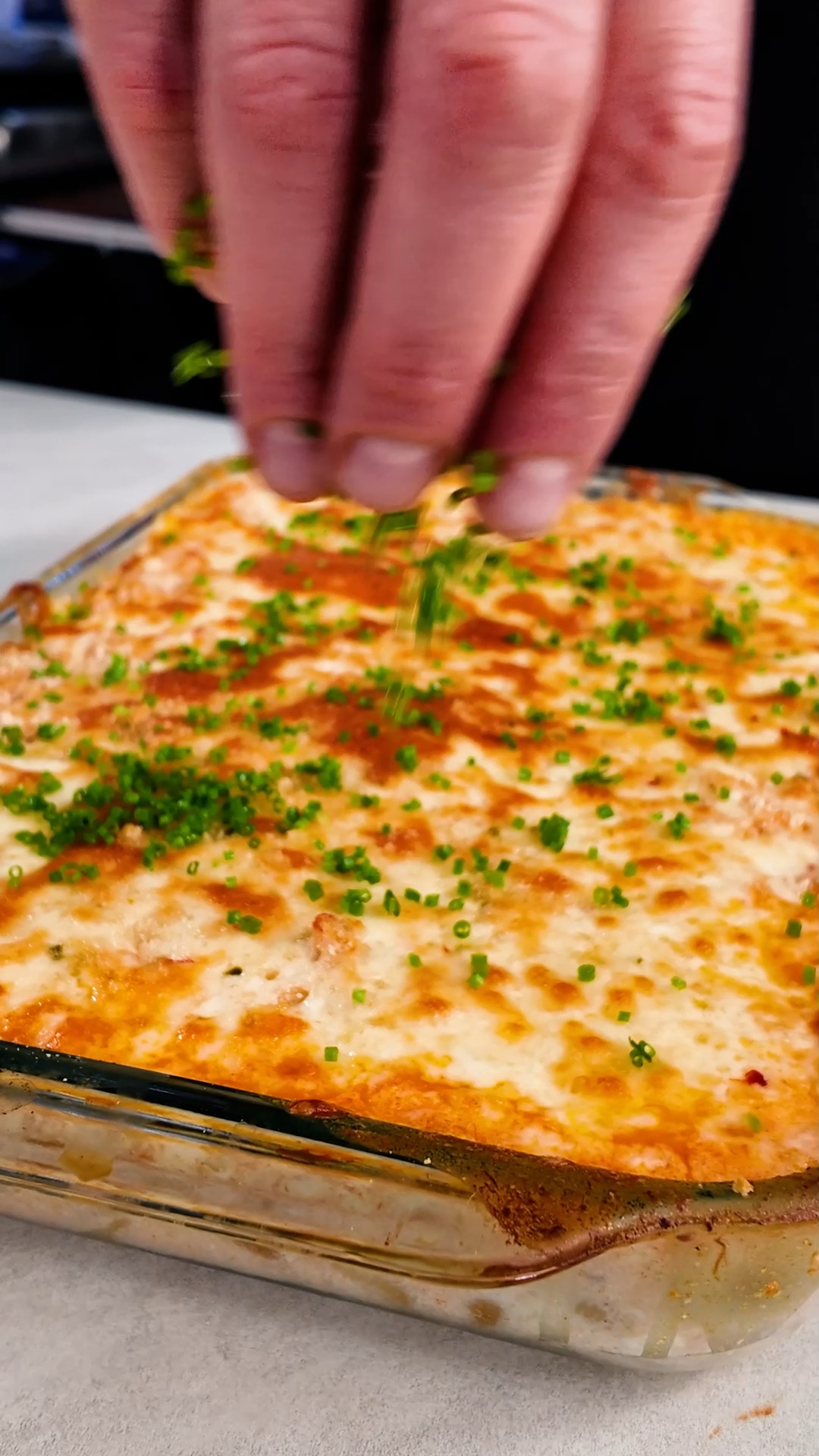 Buffalo chicken bake