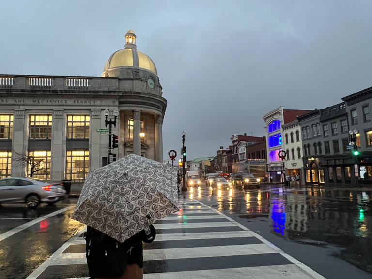 CWG live: Our needed rain ends tonight. Wind builds Sunday.