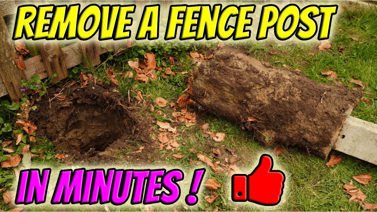 Removing a fence post? Here’s the quick method!