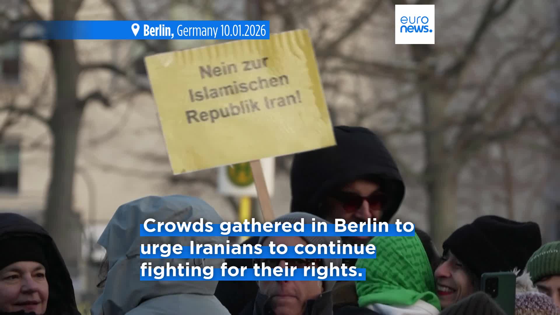 Demonstrations held in major European cities in solidarity with Iran ...