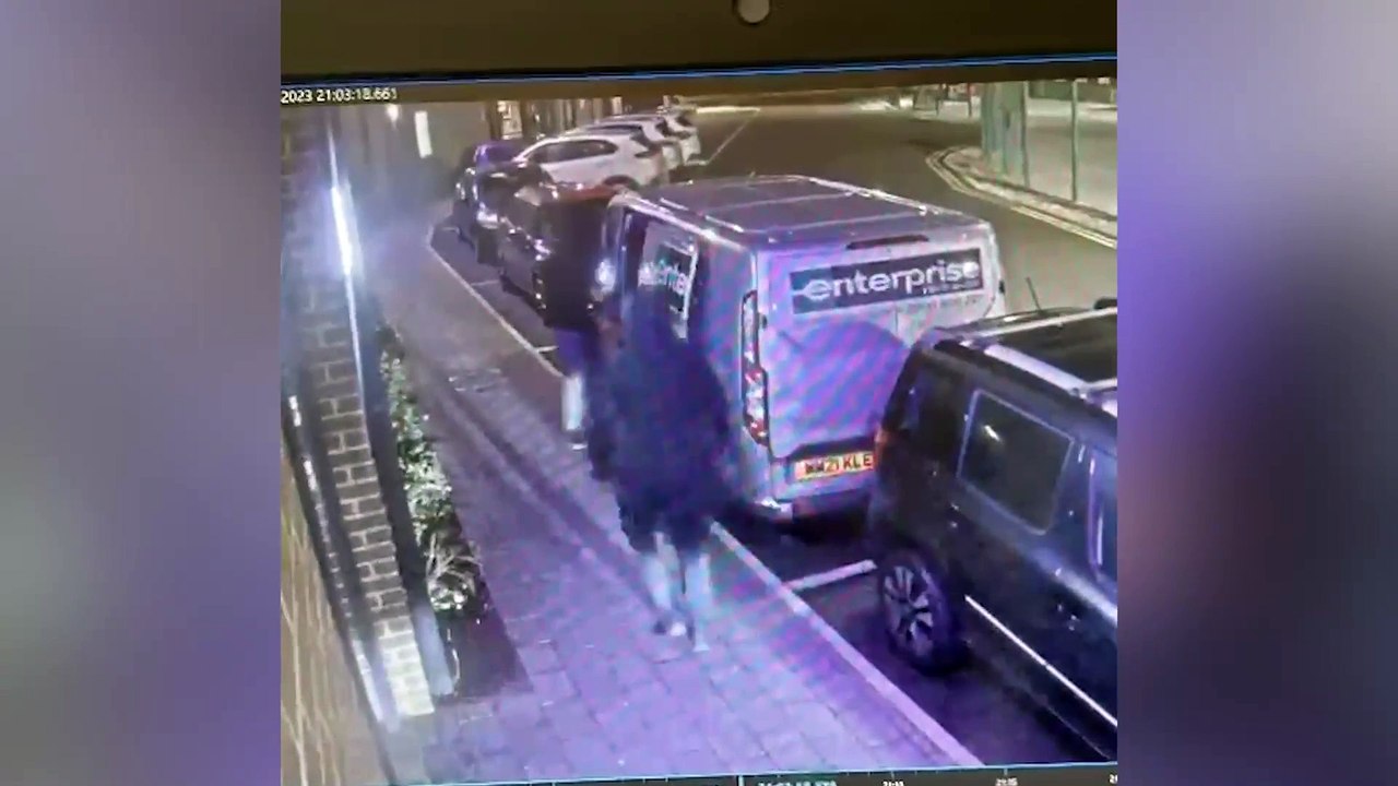 Chilling footage shows thieves stealing £12,000 worth of tools in minutes