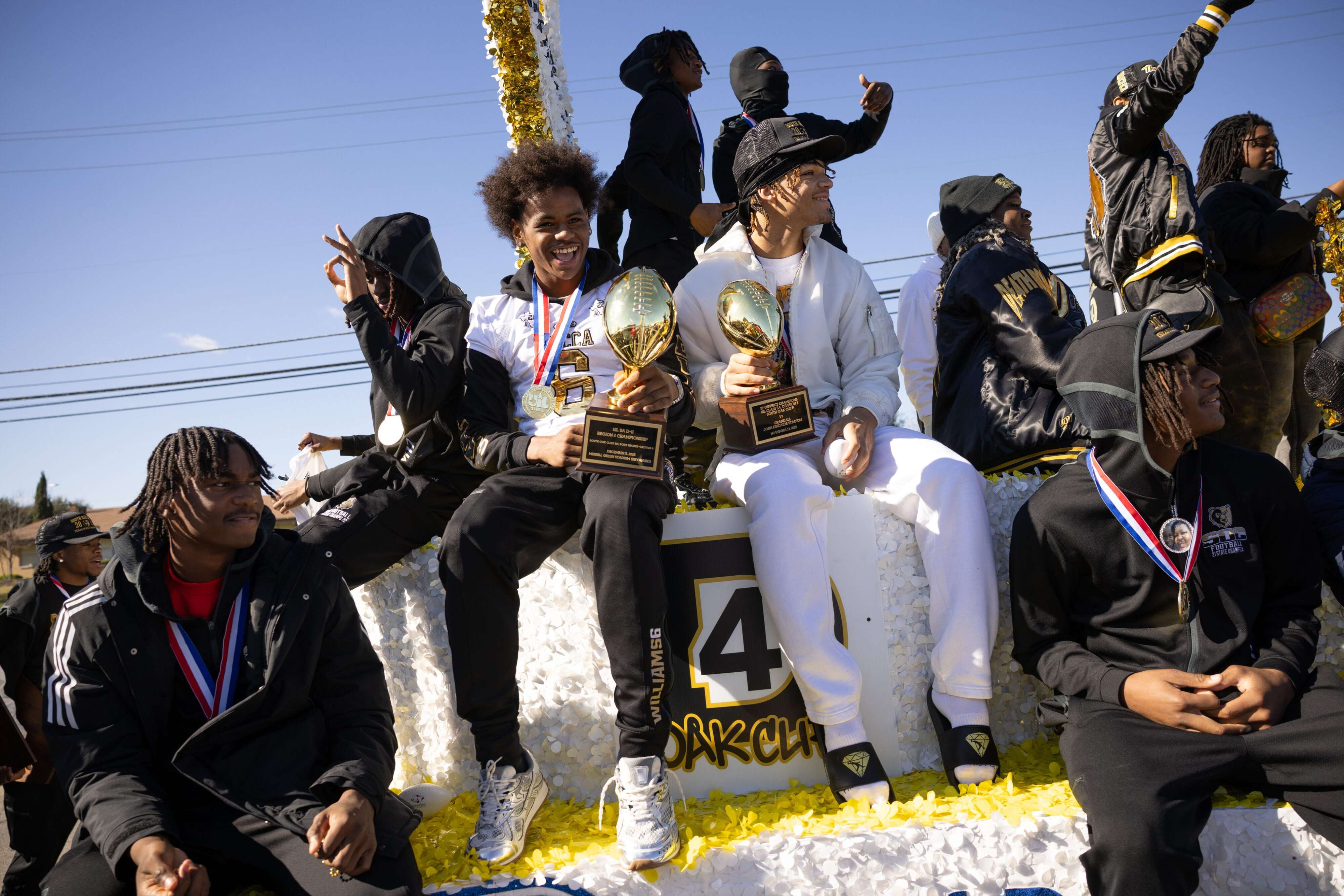 South Oak Cliff travels mile-long parade route to celebrate latest ...