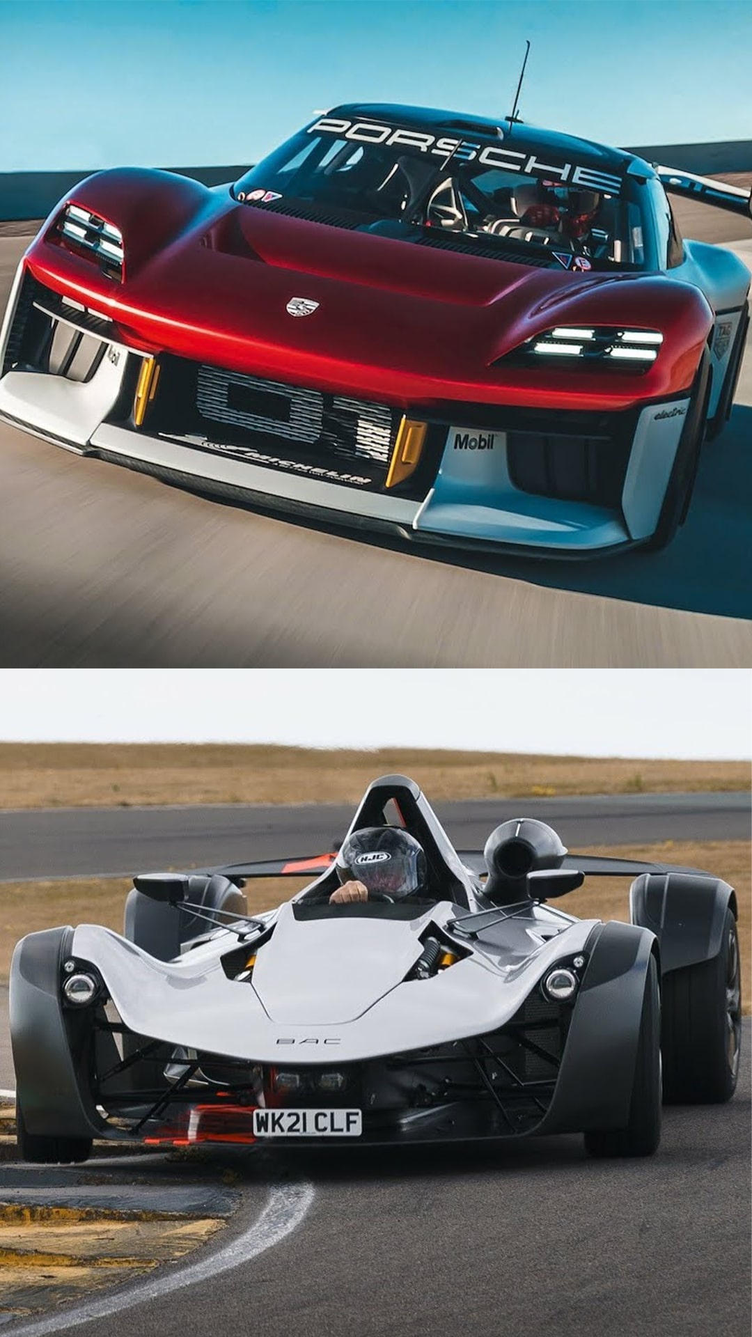 Porsche Mission R v/s BAC Mono R