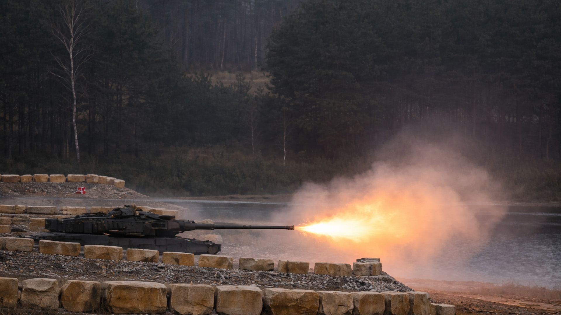 International tank teams compete in defensive live-fire exercise
