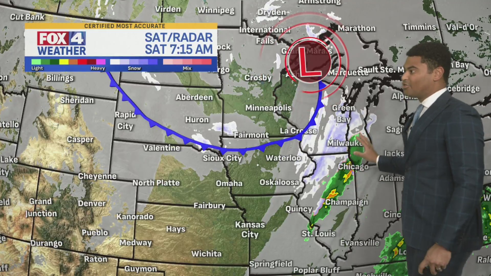 Saturday morning forecast