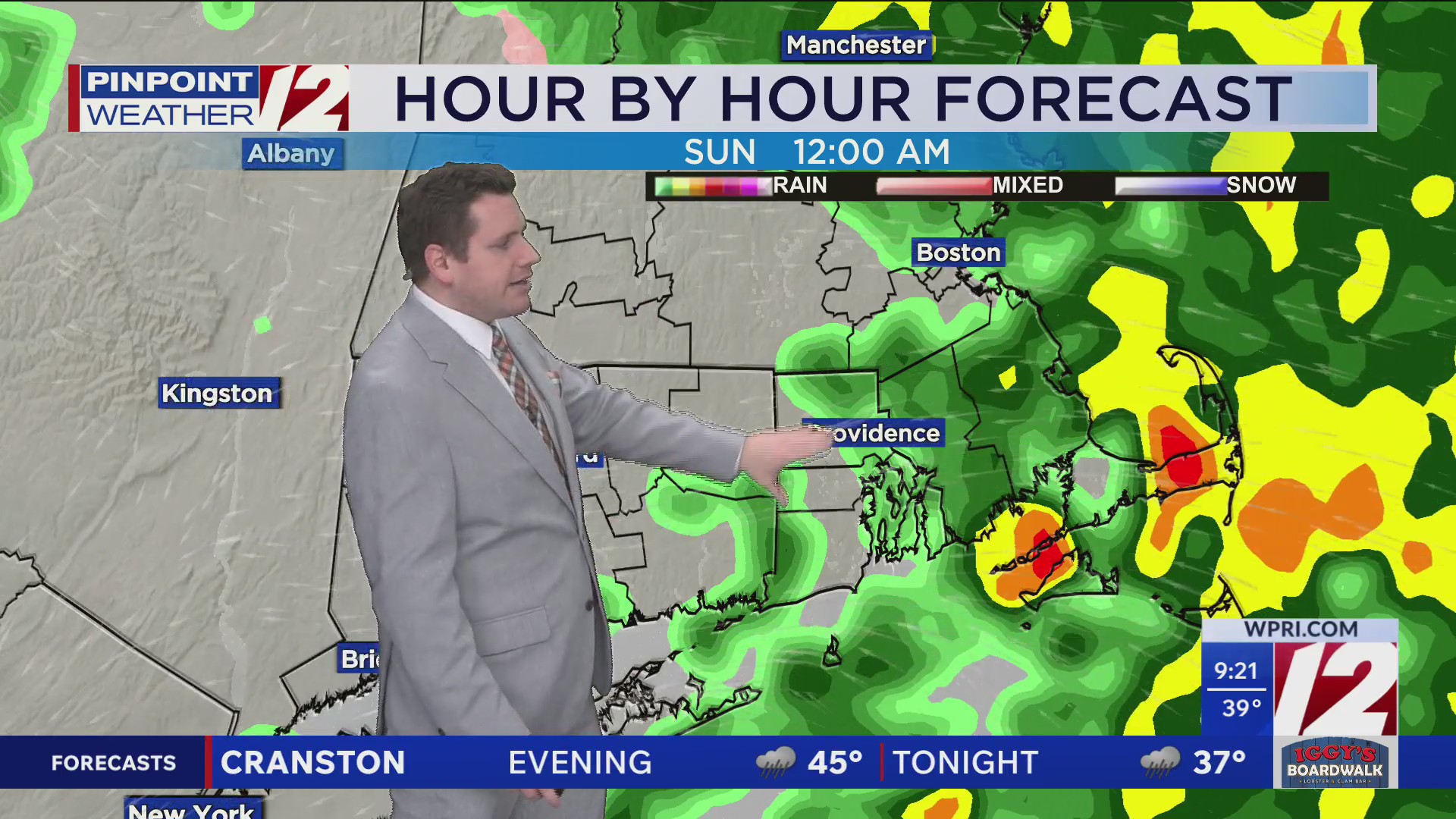 WPRI 12 weather forecast 1/10/26: Cloudy today; rain arrives later today