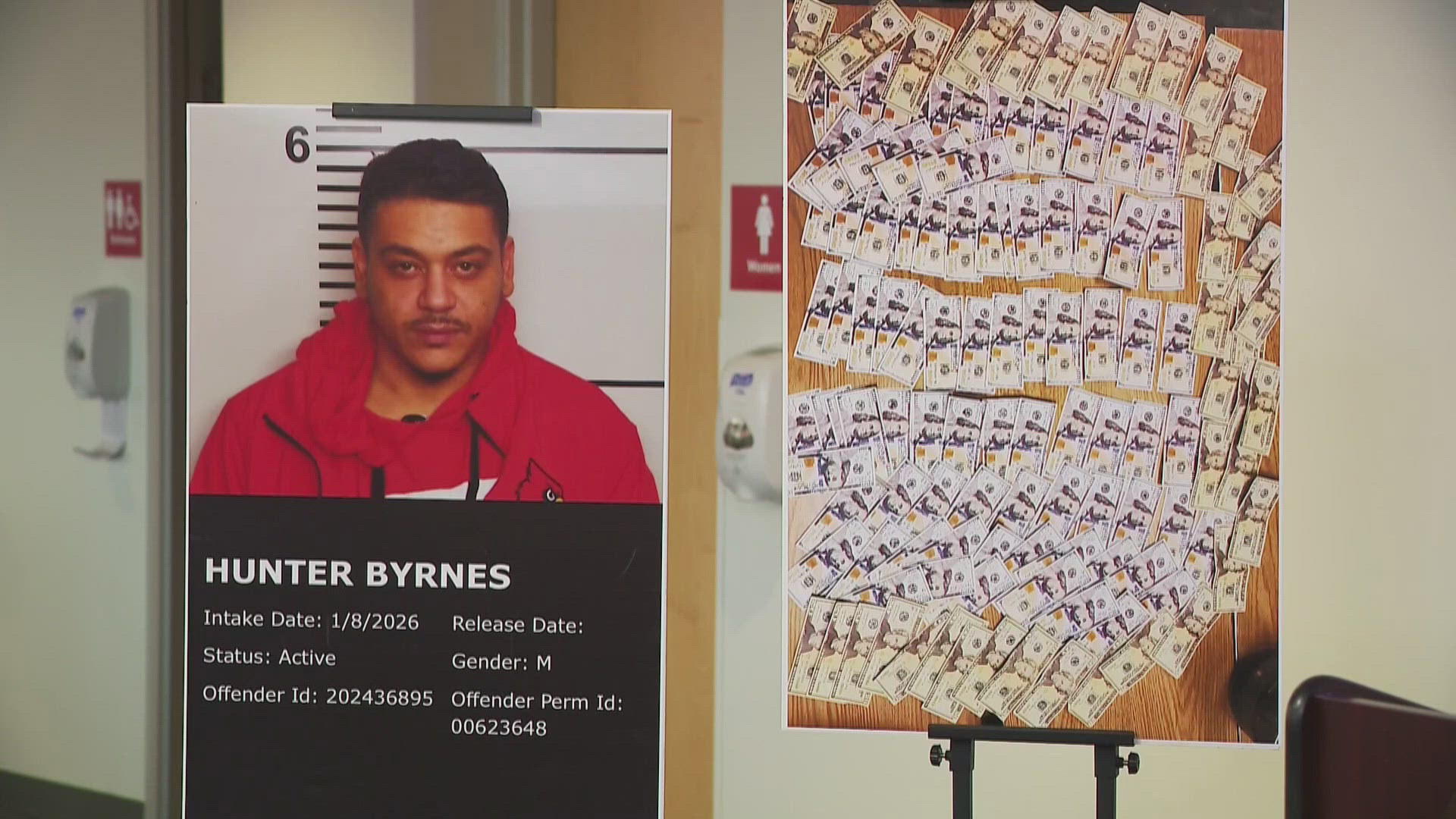 Man arrested after having over $9,000 in counterfeit bills