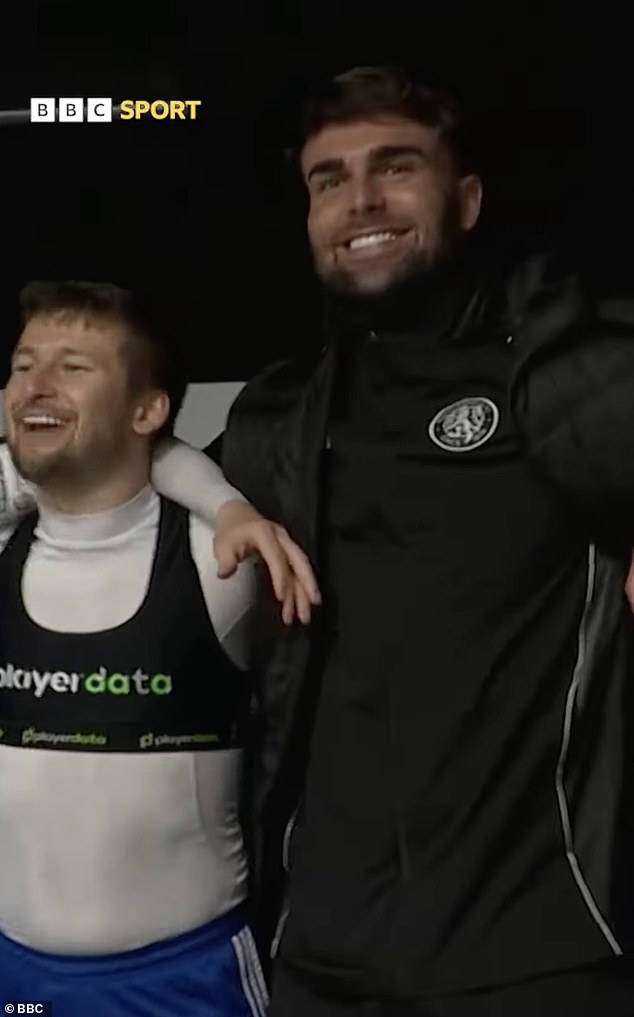 Love Island's Tom Clare celebrates his football team's win as ...