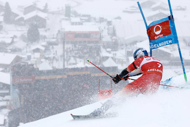 Odermatt wins World Cup giant slalom at Adelboden for record fifth ...