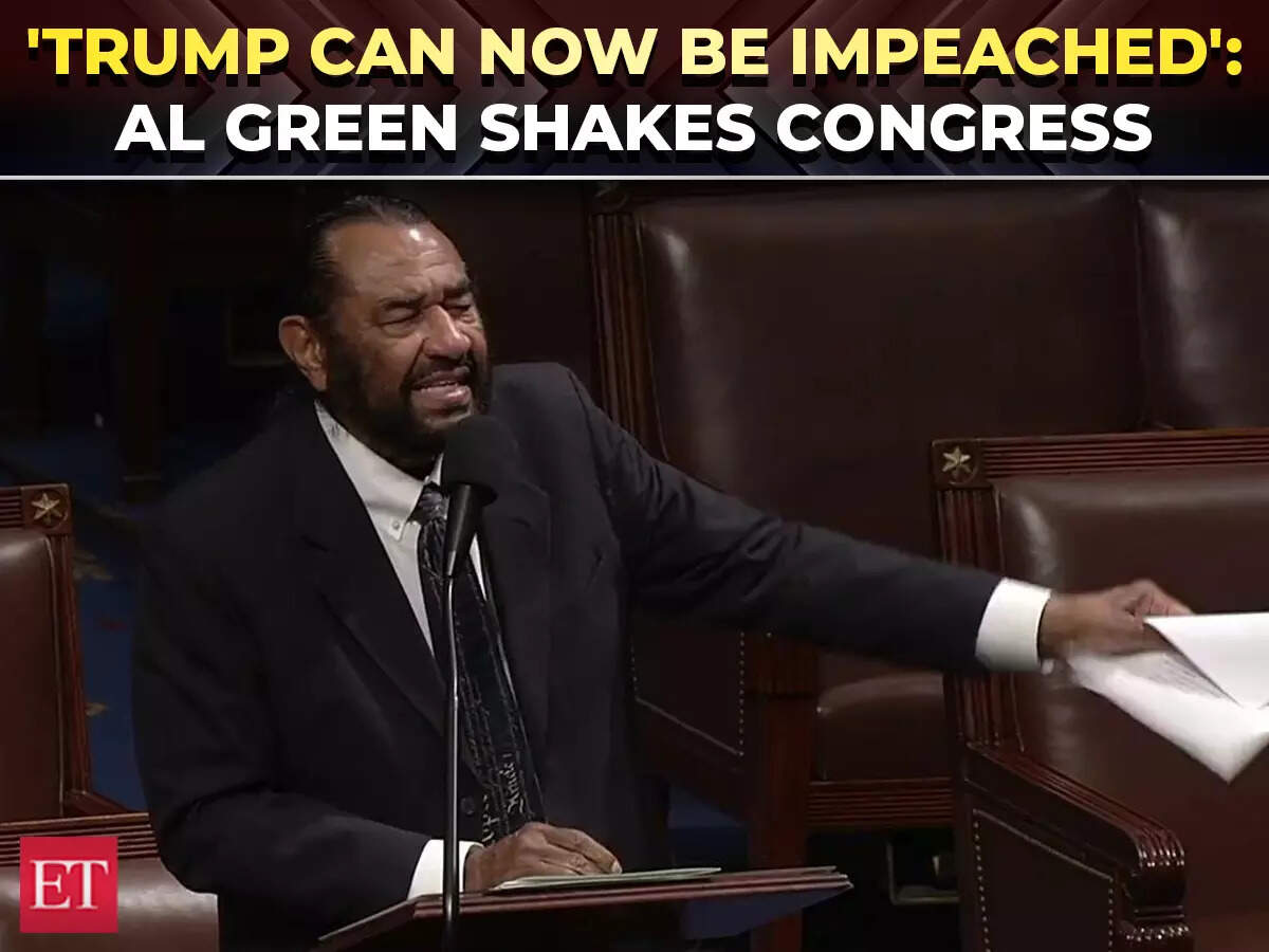 'Unconstitutional!': Rep. Al Green blasts Trump, says 'he can be ...