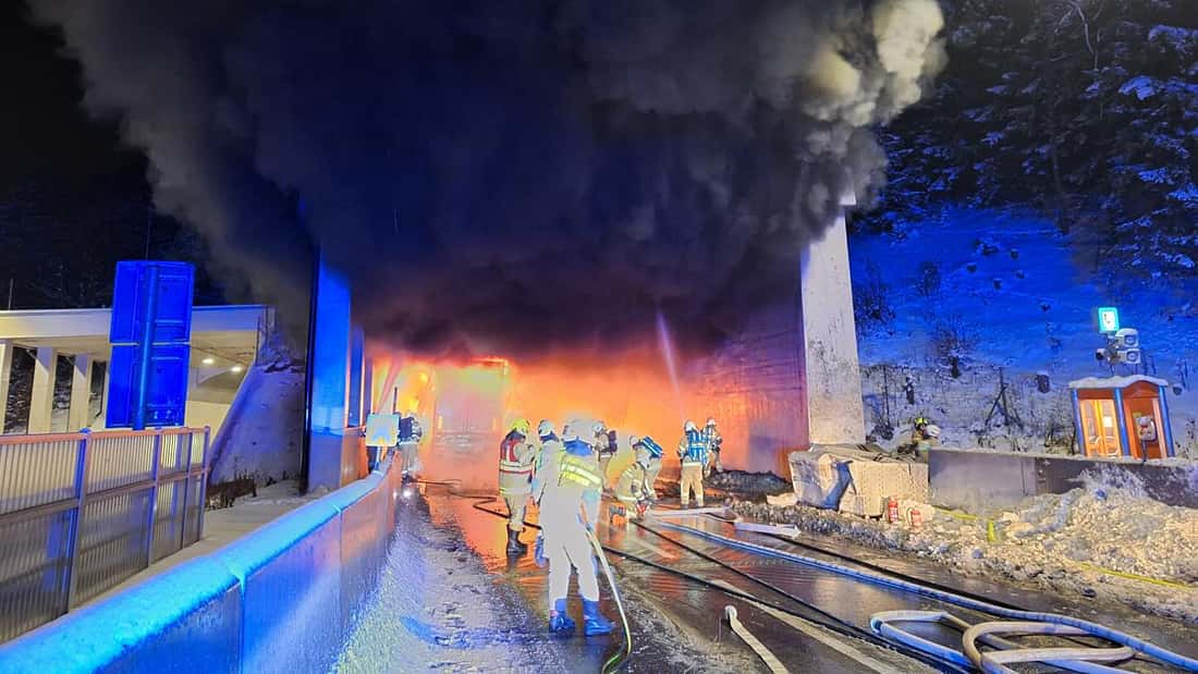 Lkw-Unfall auf Tauernautobahn sorgt für Chaos: Nach Brand im Tunnel ...