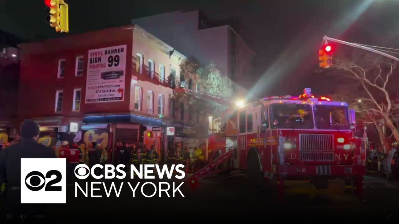 FDNY battling multi-alarm fire in Bed-Stuy, Brooklyn