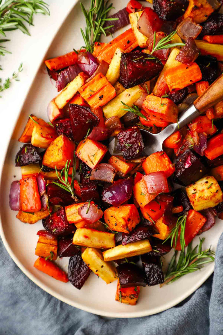 Roasted root vegetables