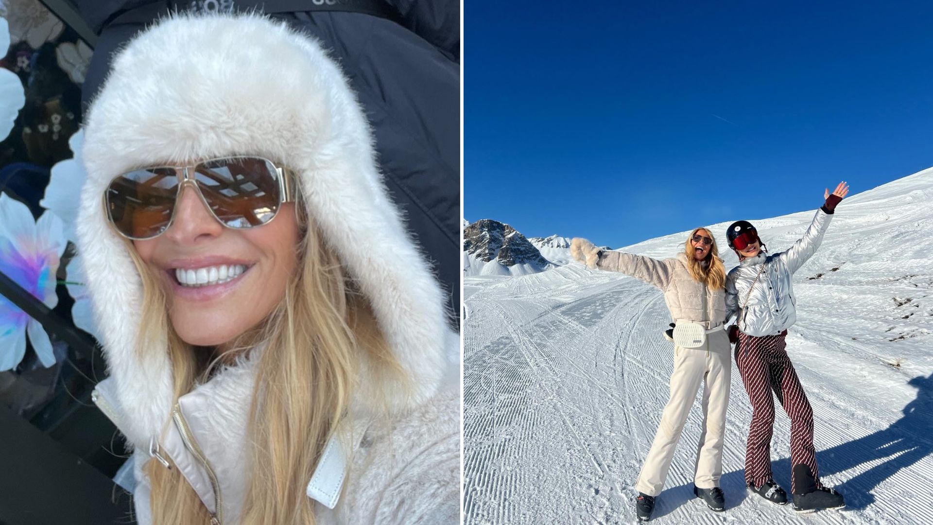 Tess Daly and her towering daughter Phoebe, 21, are the ultimate ski ...