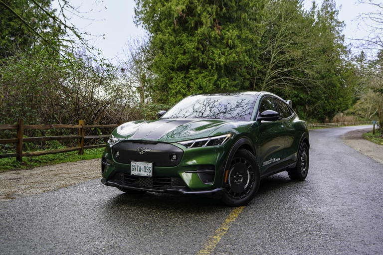 I drive the 2025 Ford Mustang Mach-E Rally and Hyundai Ioniq 5 XRT back ...