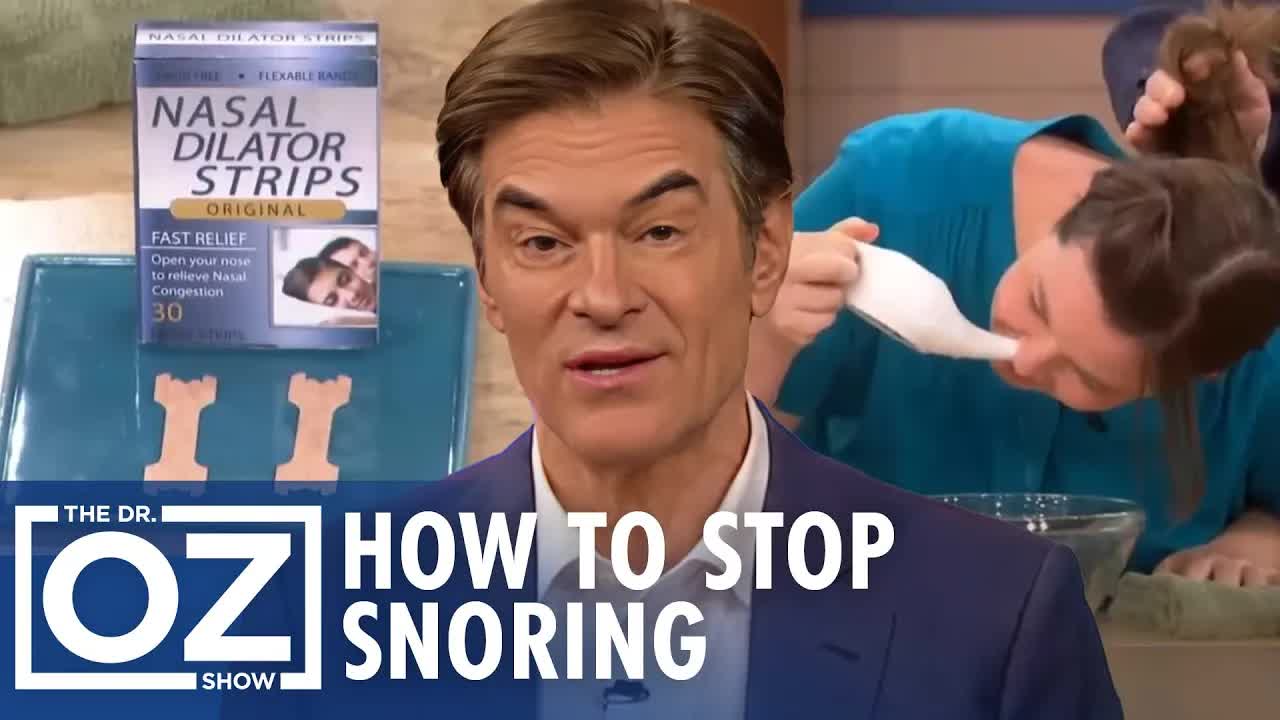How to stop snoring fast! Doctor-backed sleep fix | Oz Health