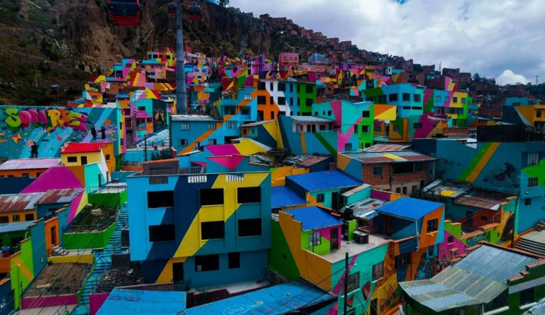 Why La Paz stands out for its colorful hillsides in South America