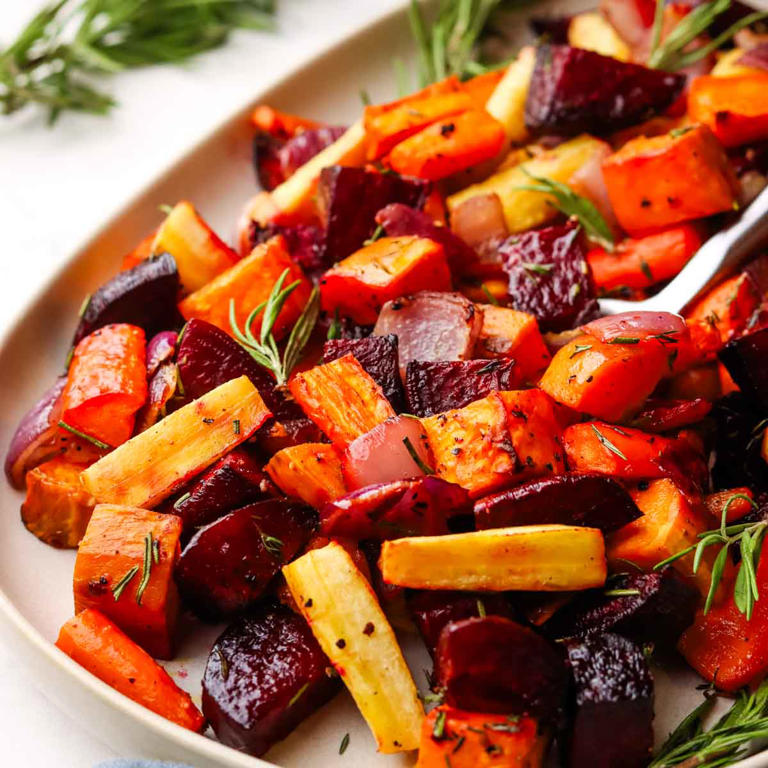 Roasted root vegetables