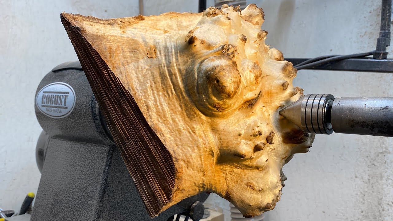 Watch this wood turn into a meringue!