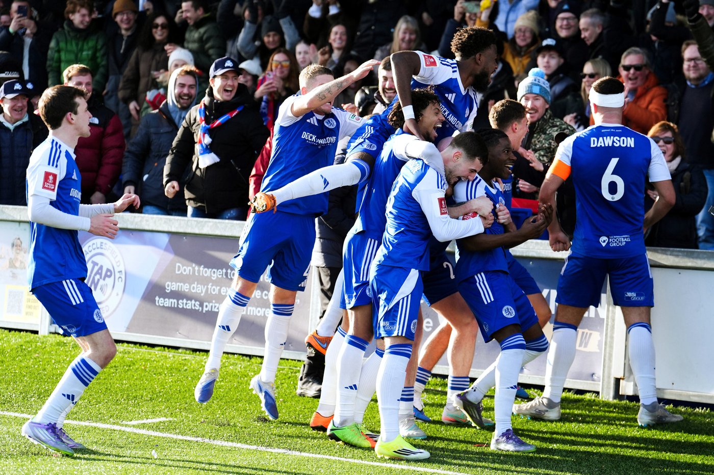 6th-tier Macclesfield upsets FA Cup holder Crystal Palace in huge shock ...