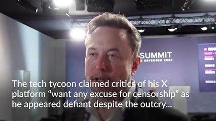 Musk hits out at 'fascist' UK as row over X and its Grok AI escalates