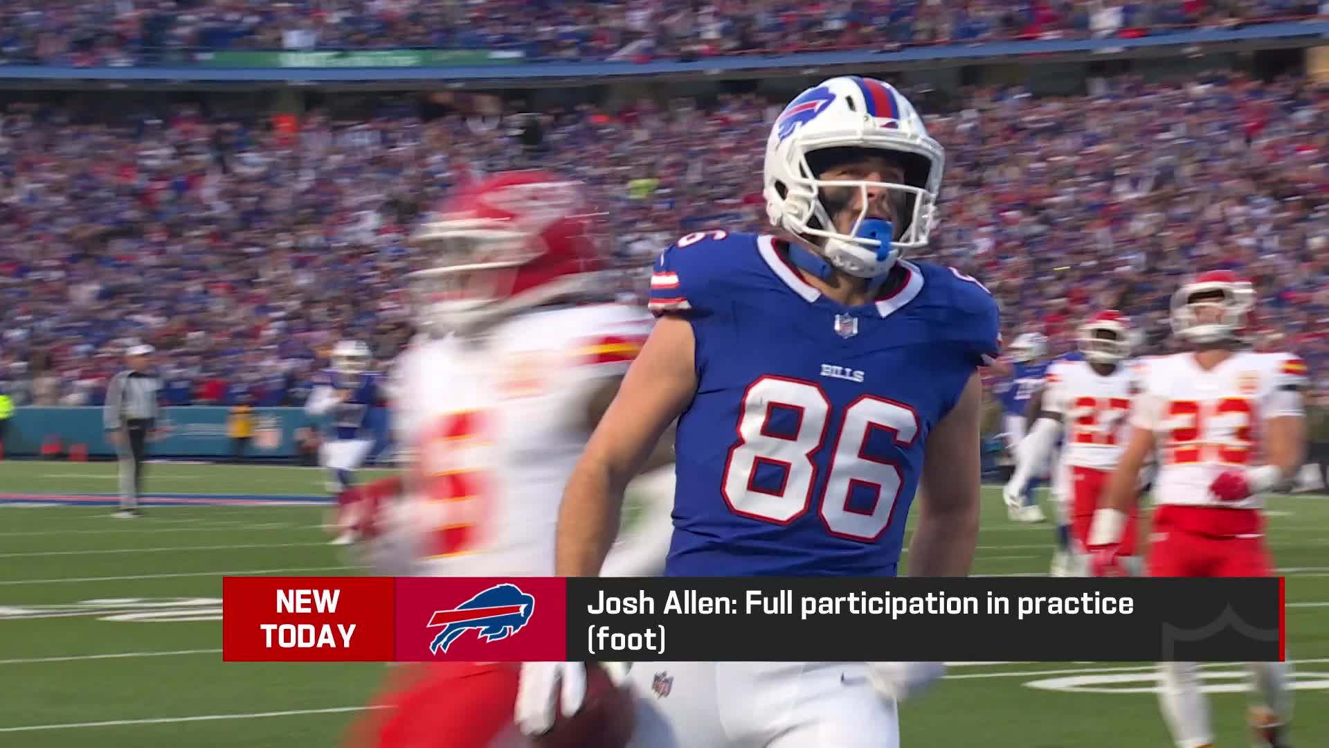 Rapoport: Josh Allen (foot) is good to go against Patriots in wild card ...