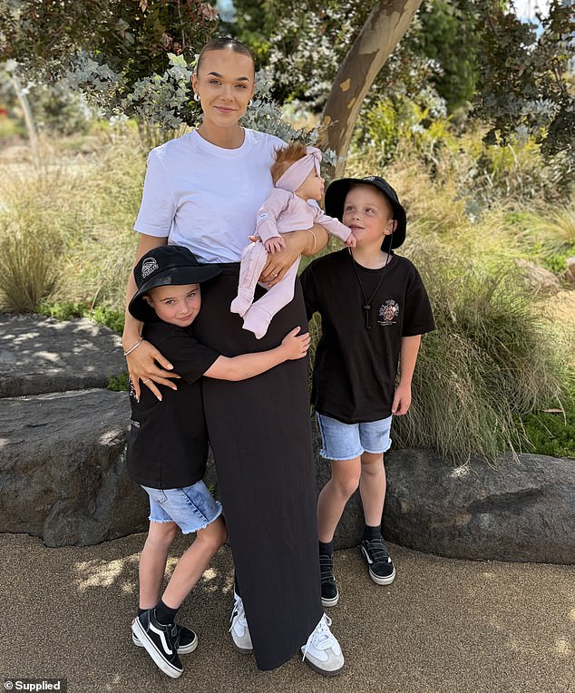 Young mum Aidyn, 22, dismissed her exhaustion - but after a shower her ...