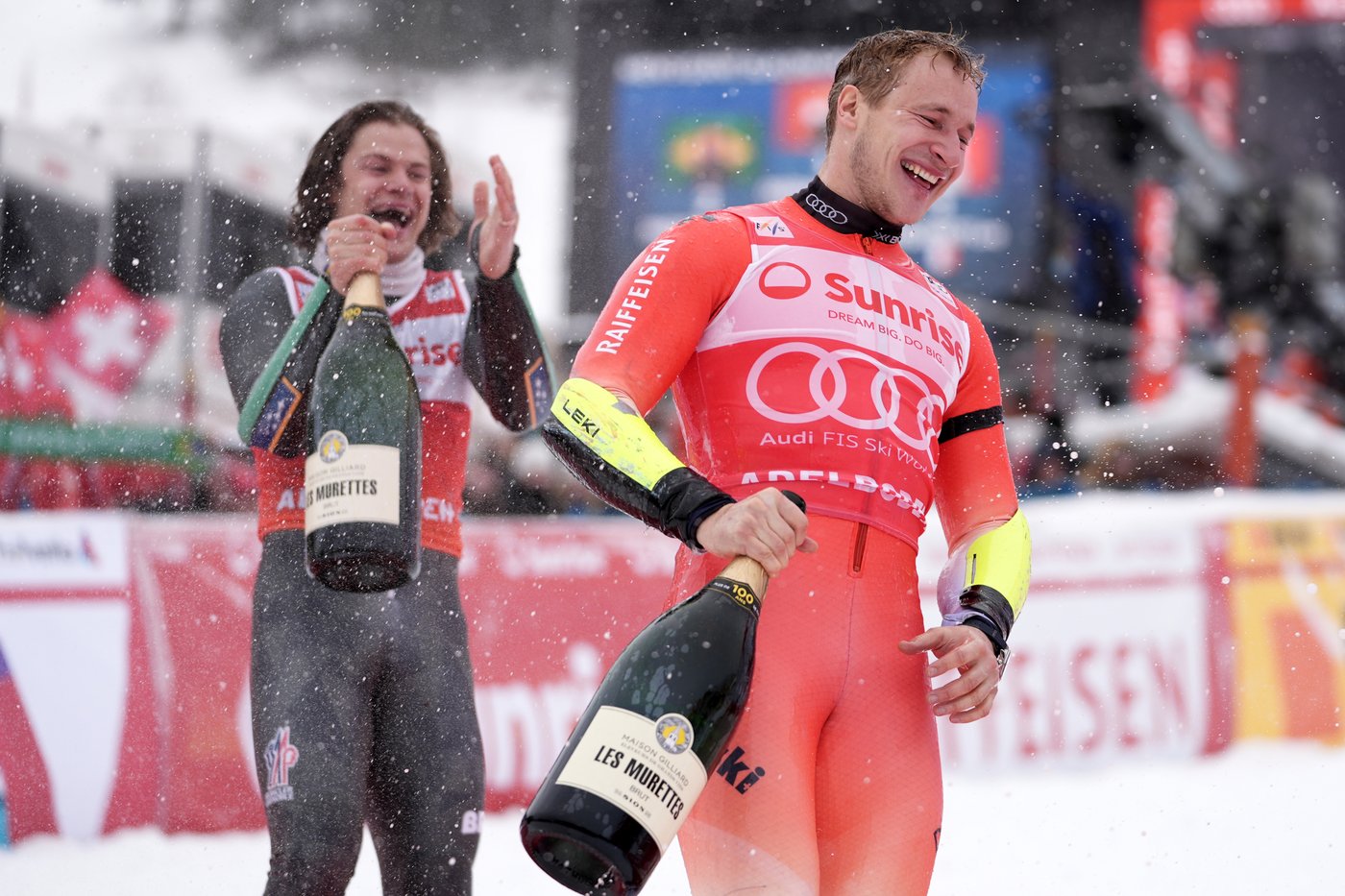 Odermatt wins World Cup giant slalom at Adelboden for record fifth ...