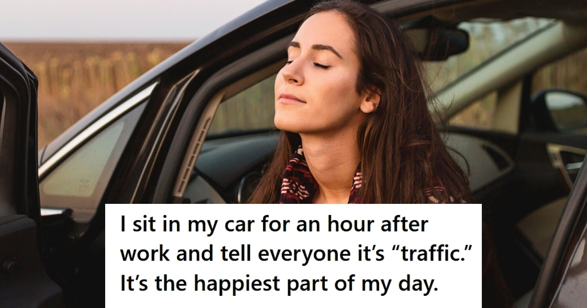 Woman says she’s stuck in traffic for an hour every day, but she’s just ...