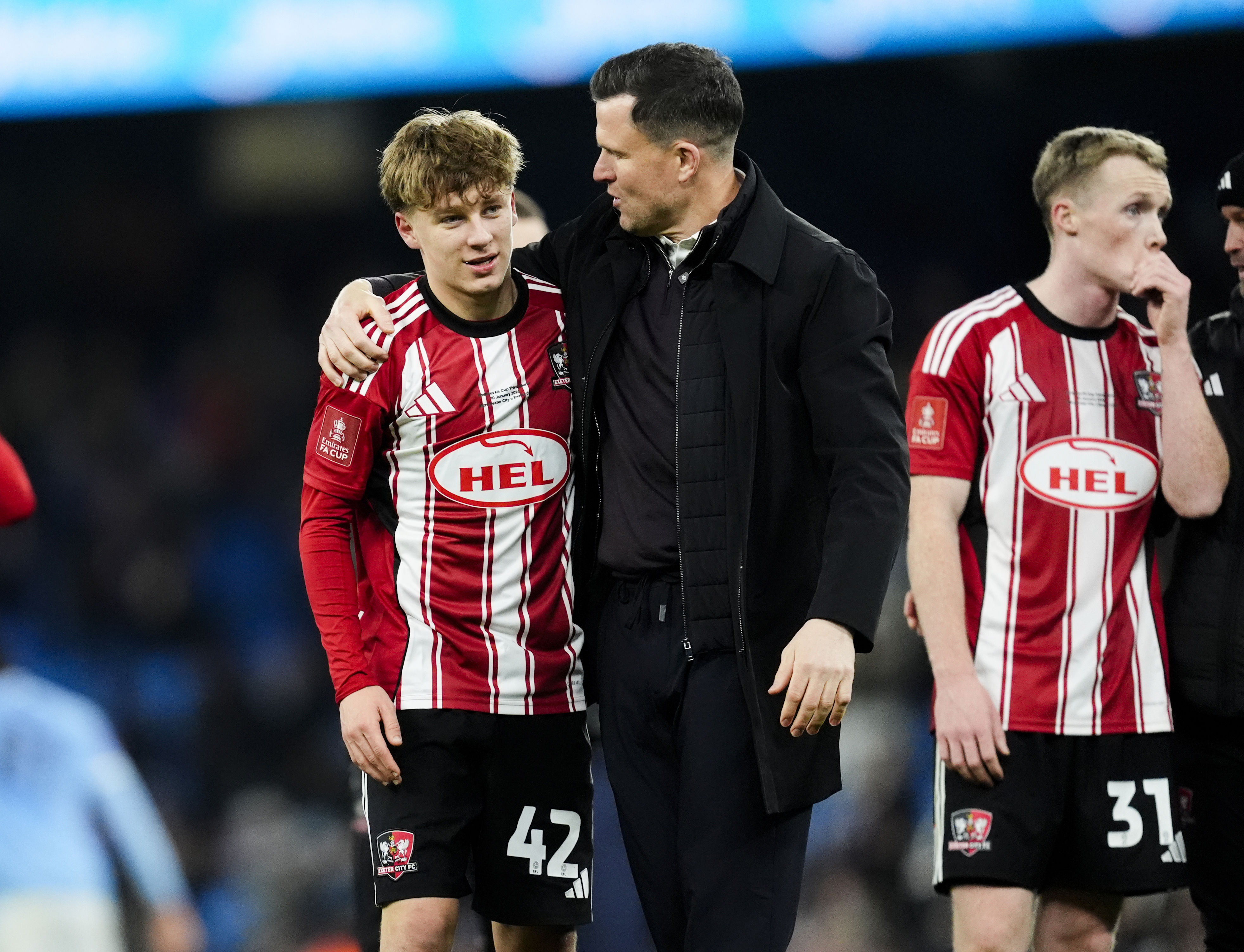 Man City score 10 as Antoine Semenyo marks debut with goal in Exeter rout