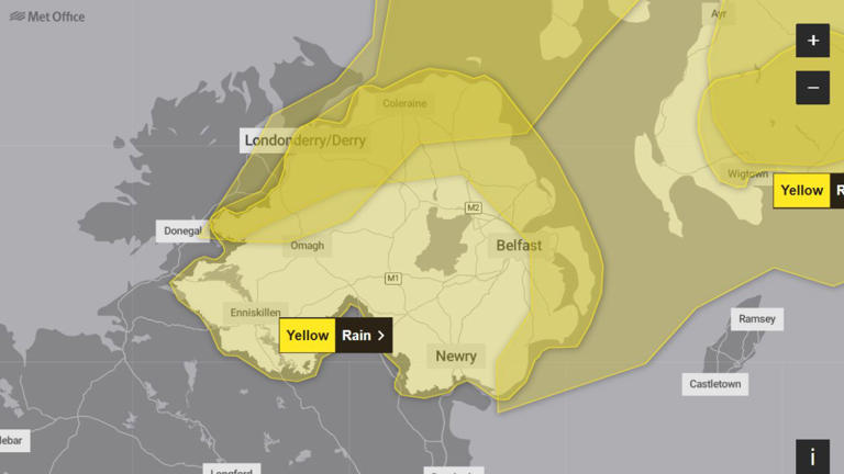 UK weather: Met Office wind warnings issued for parts of Northern ...