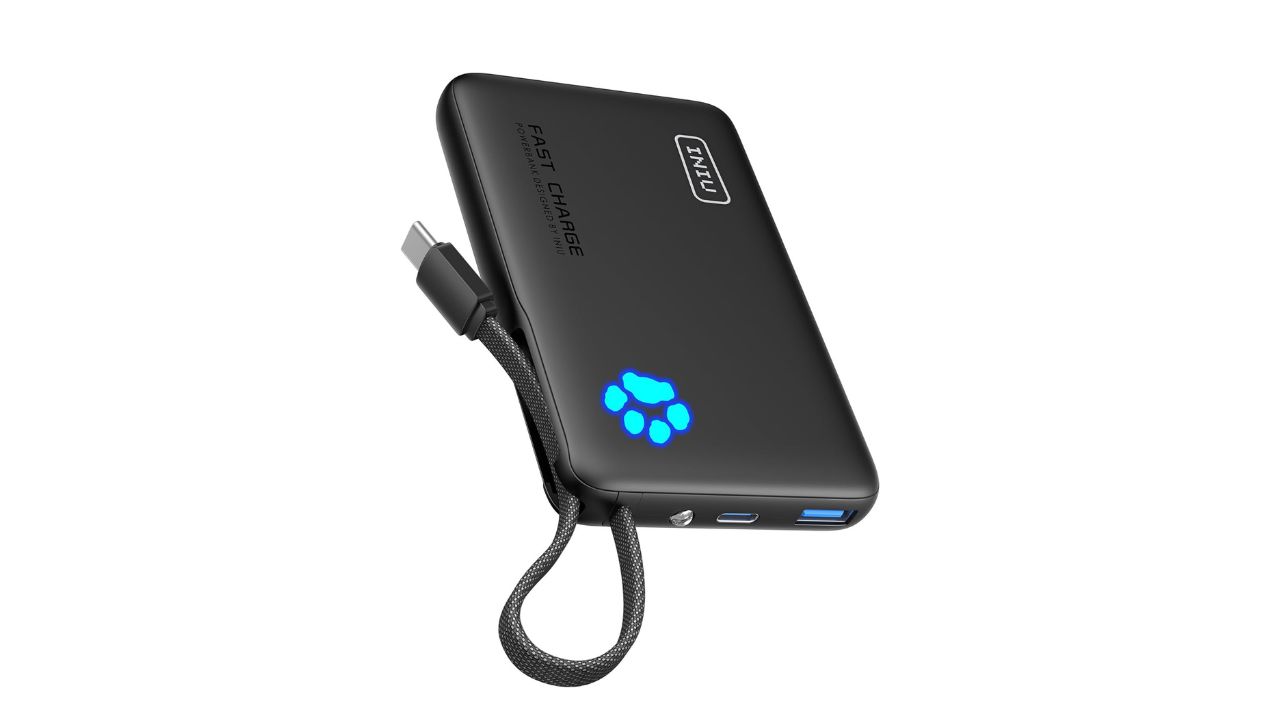 The recalled INIU power bank detail to look for, the paw-print LED and ...