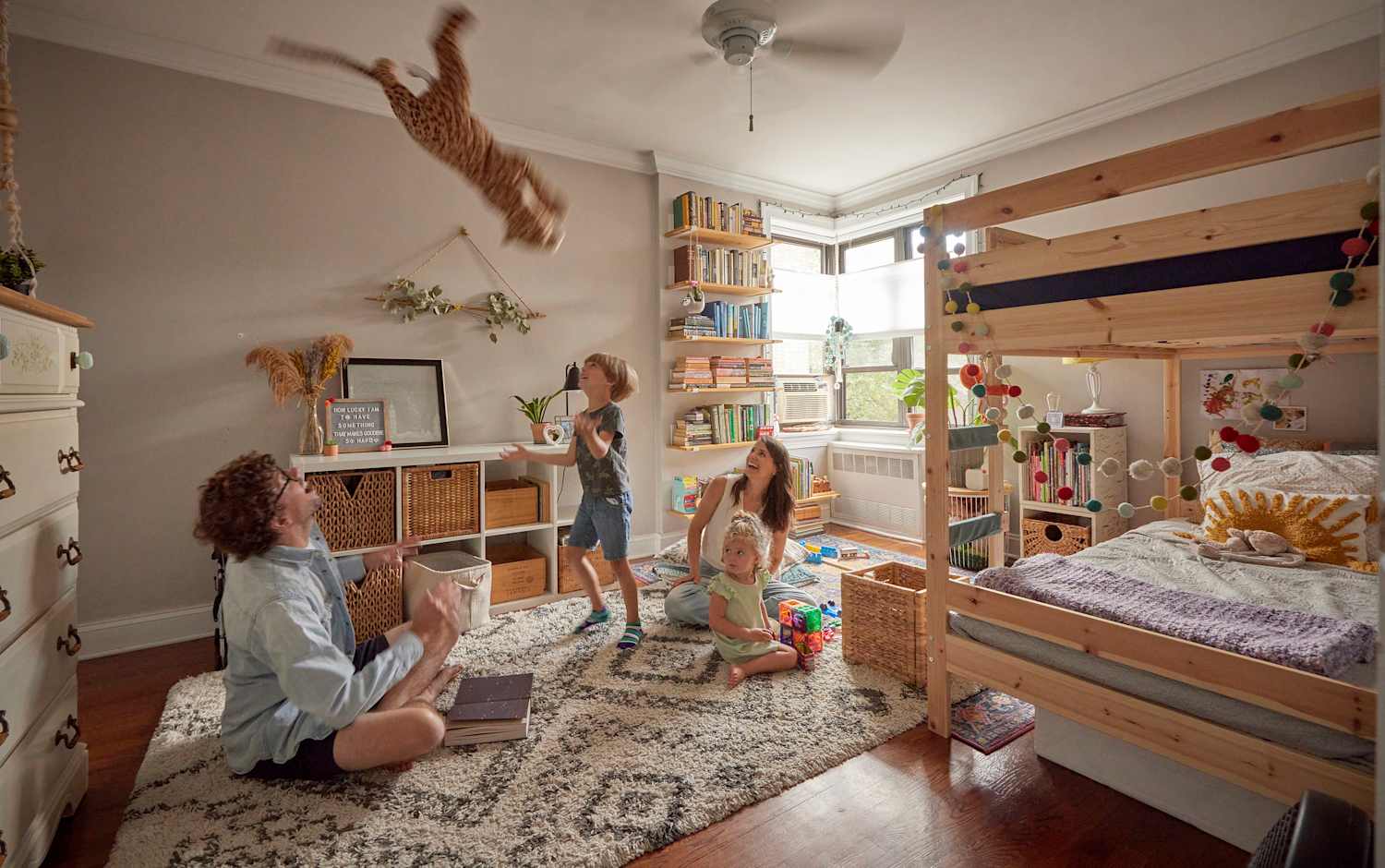 I'm so impressed by this family's "backwards" one-bedroom layout - it's ...