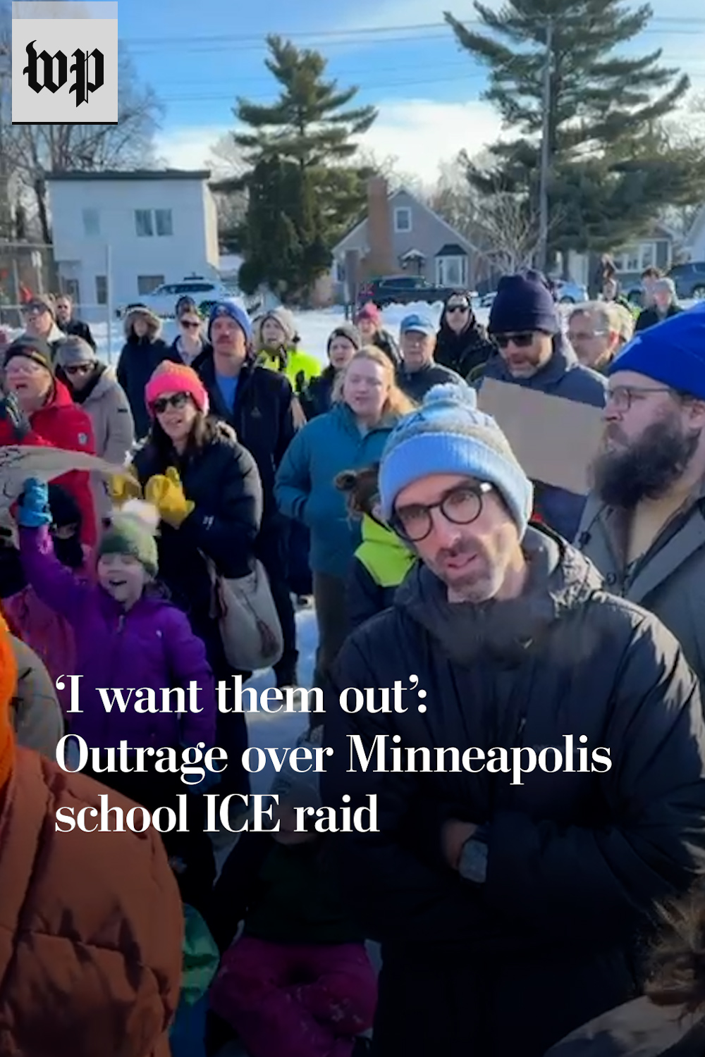 ‘I want them out’: Outrage over Minneapolis school ICE raid