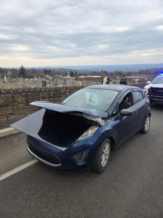 Photos: Geistown police reminding drivers to safely secure items after ...