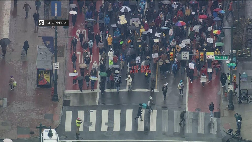 Philadelphia protesters want "ICE out for good" after videos show agent ...