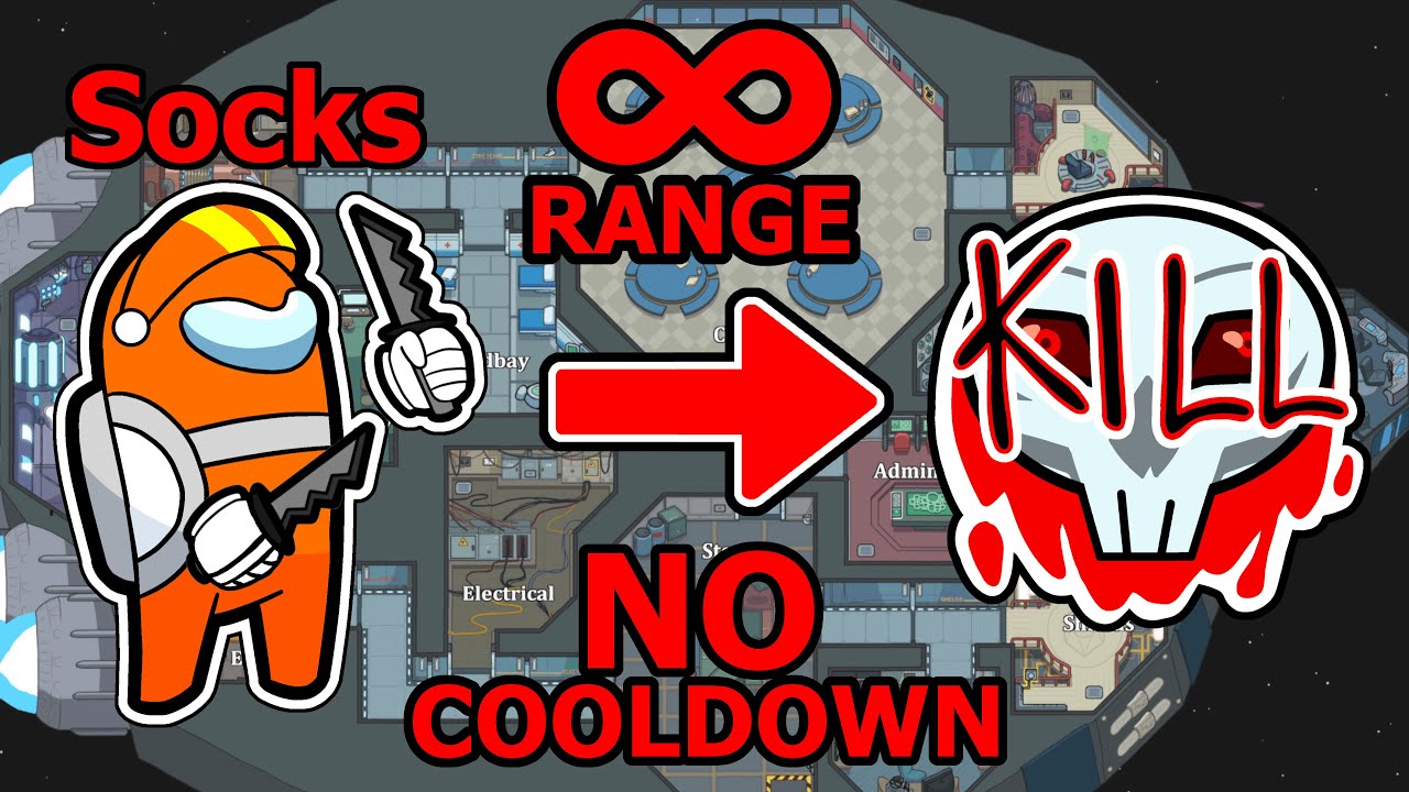 Among Us with no kill cooldown and infinite range