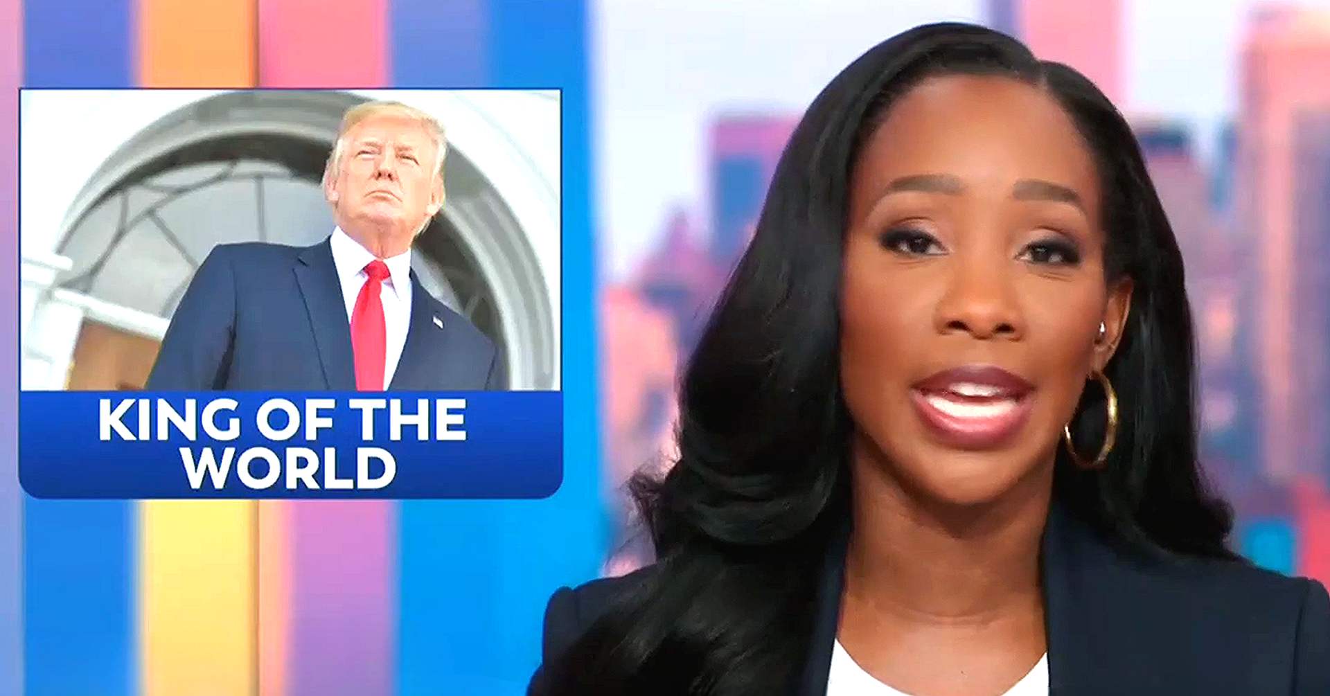 CNN anchor accuses Trump of declaring himself 'king of the world!'