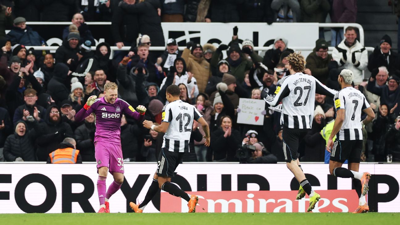 Aaron Ramsdale penalty heroics send Newcastle past Bournemouth in FA Cup