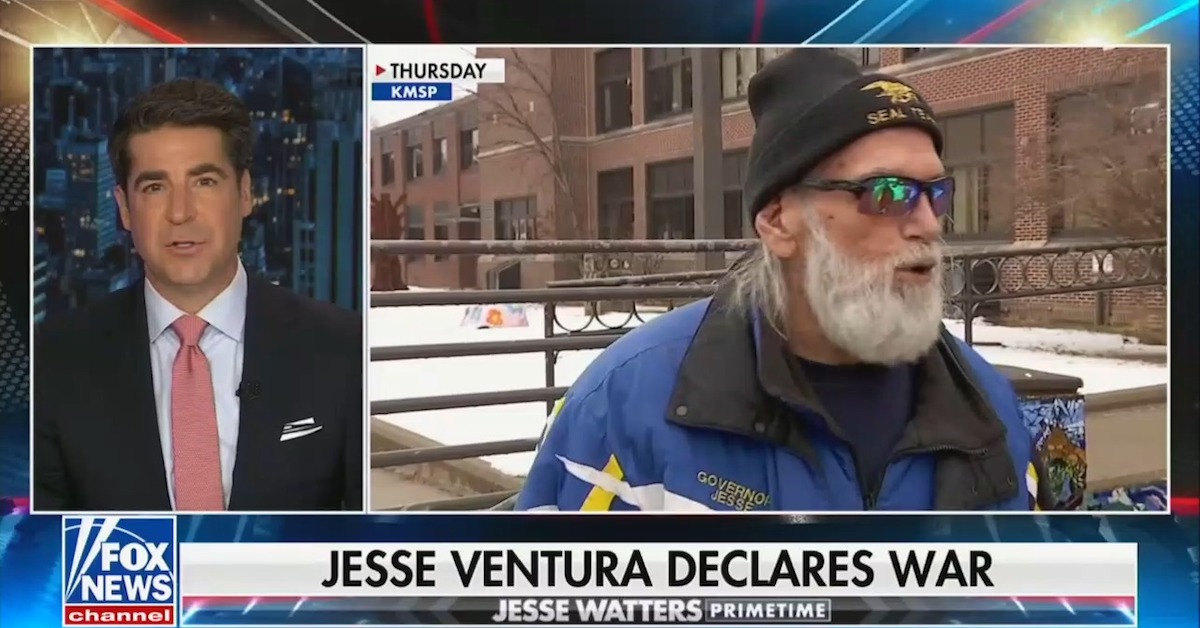Fox’s Jesse Watters claims Jesse ‘The Body’ Ventura ‘declared war on ...