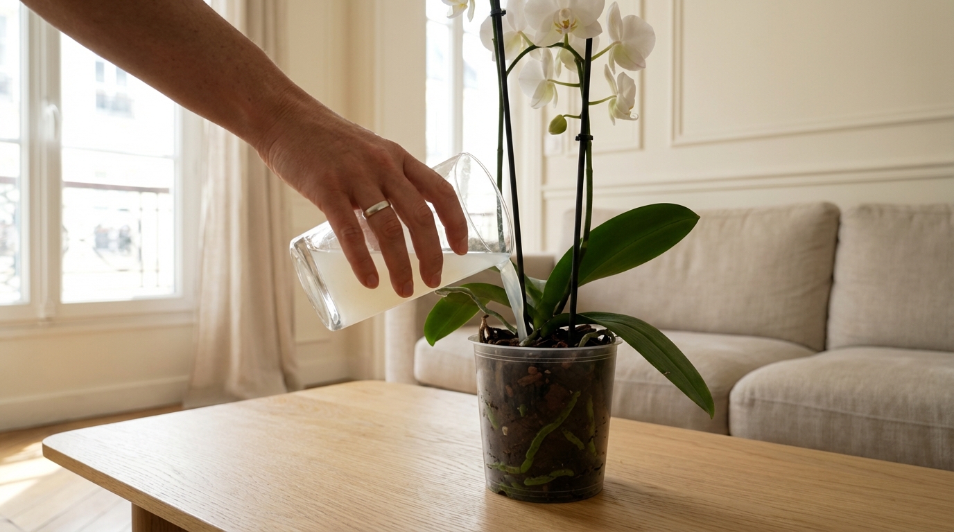 Orchidées : ne jetez plus l'eau du riz, c'est l'élixir pour les faire ...