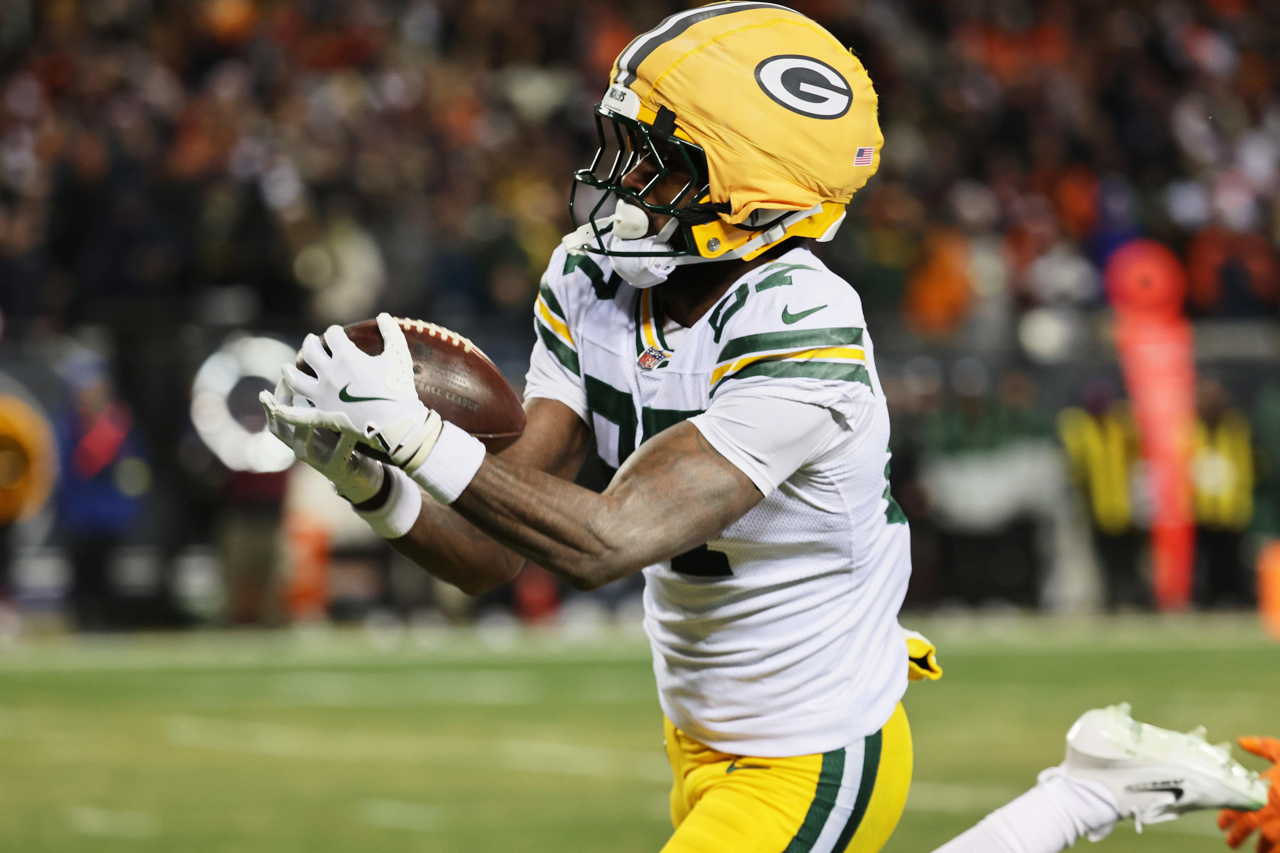 Why is Romeo Doubs' helmet big? What we know about the Guardian Cap