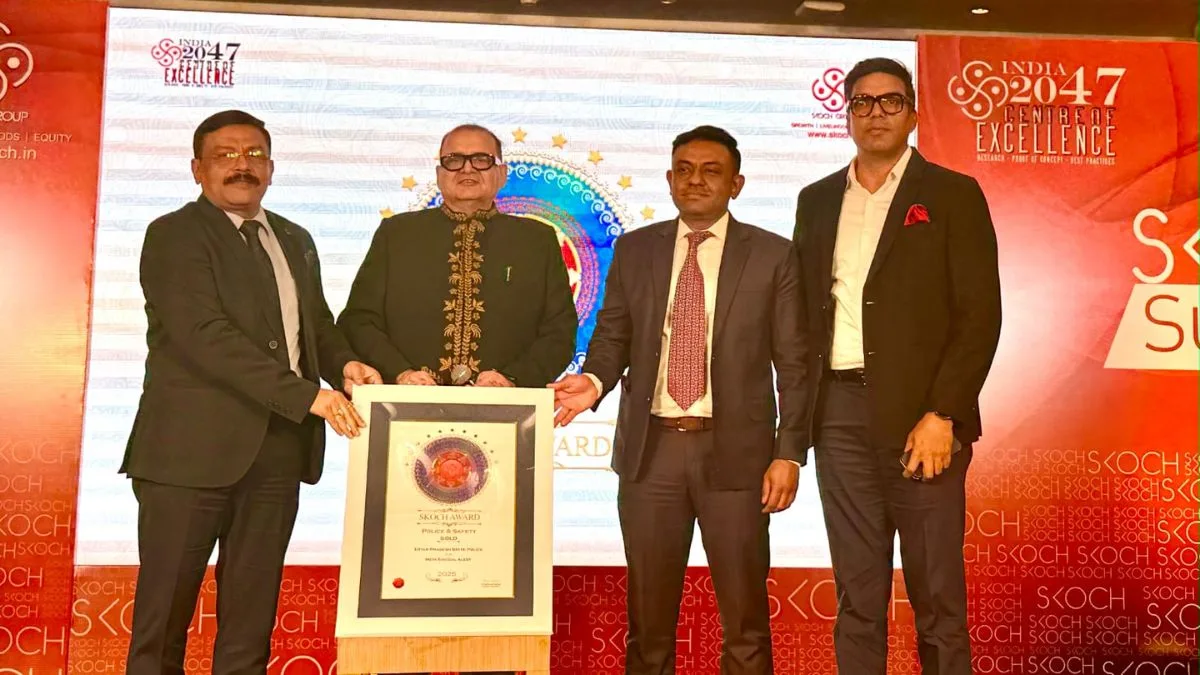 UP Police win SKOCH Gold Award 2025 for Mahakumbh ICCC and Meta ...