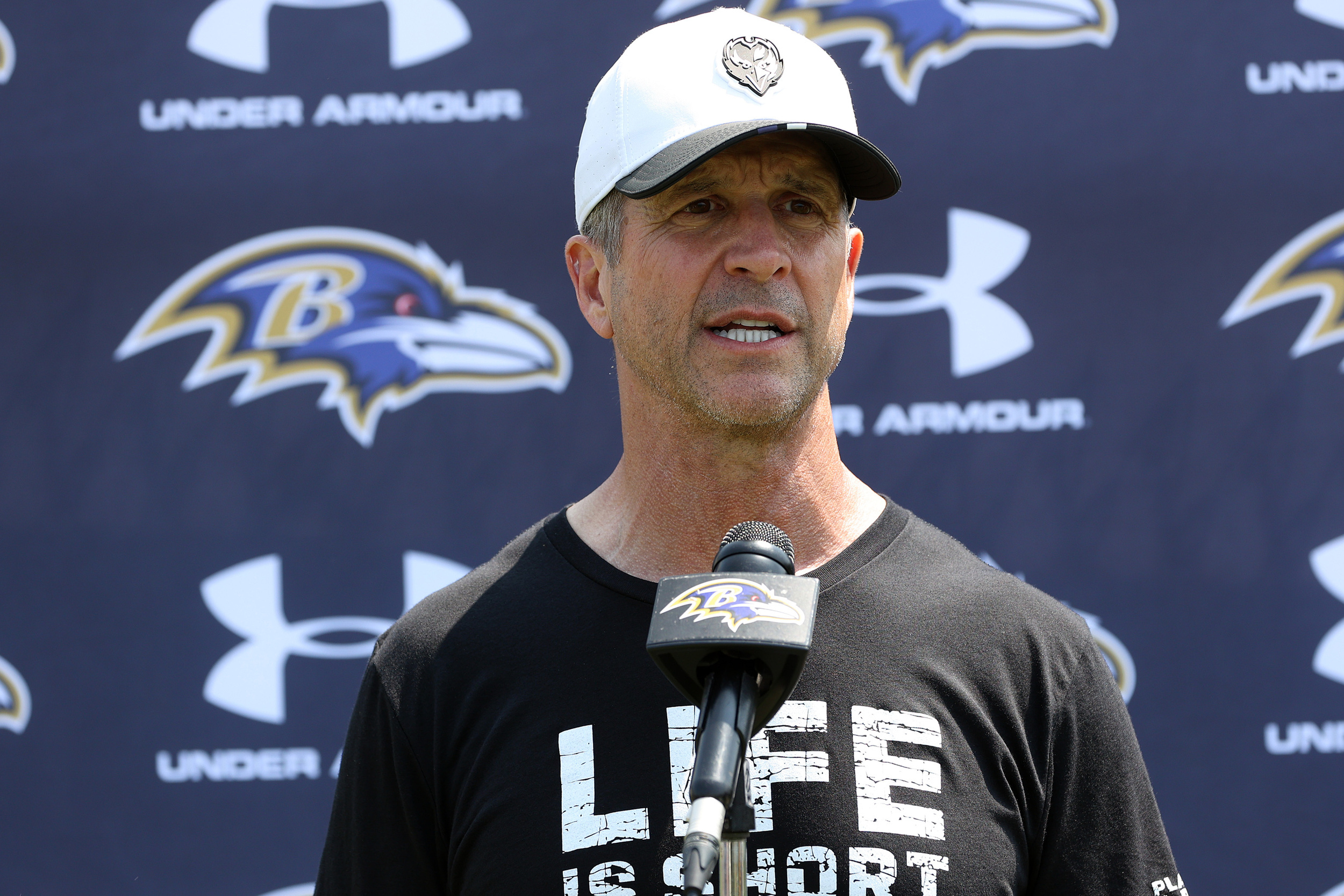 Dolphins take big step into John Harbaugh sweepstakes