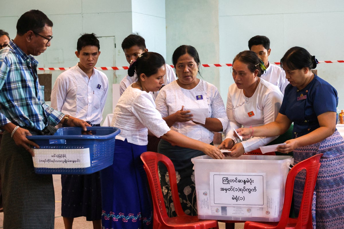 Myanmar holds second round of 'sham elections' amid armed conflict