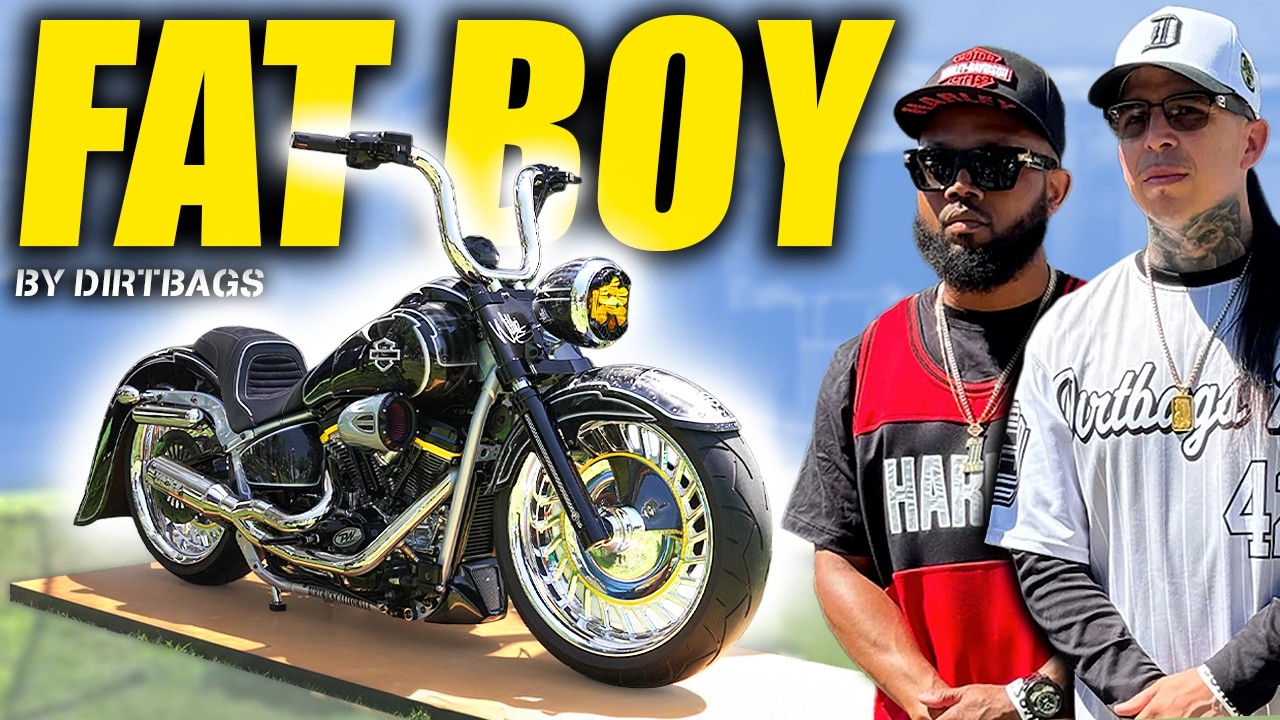 I built a wild Harley Fat Boy! 🏍️
