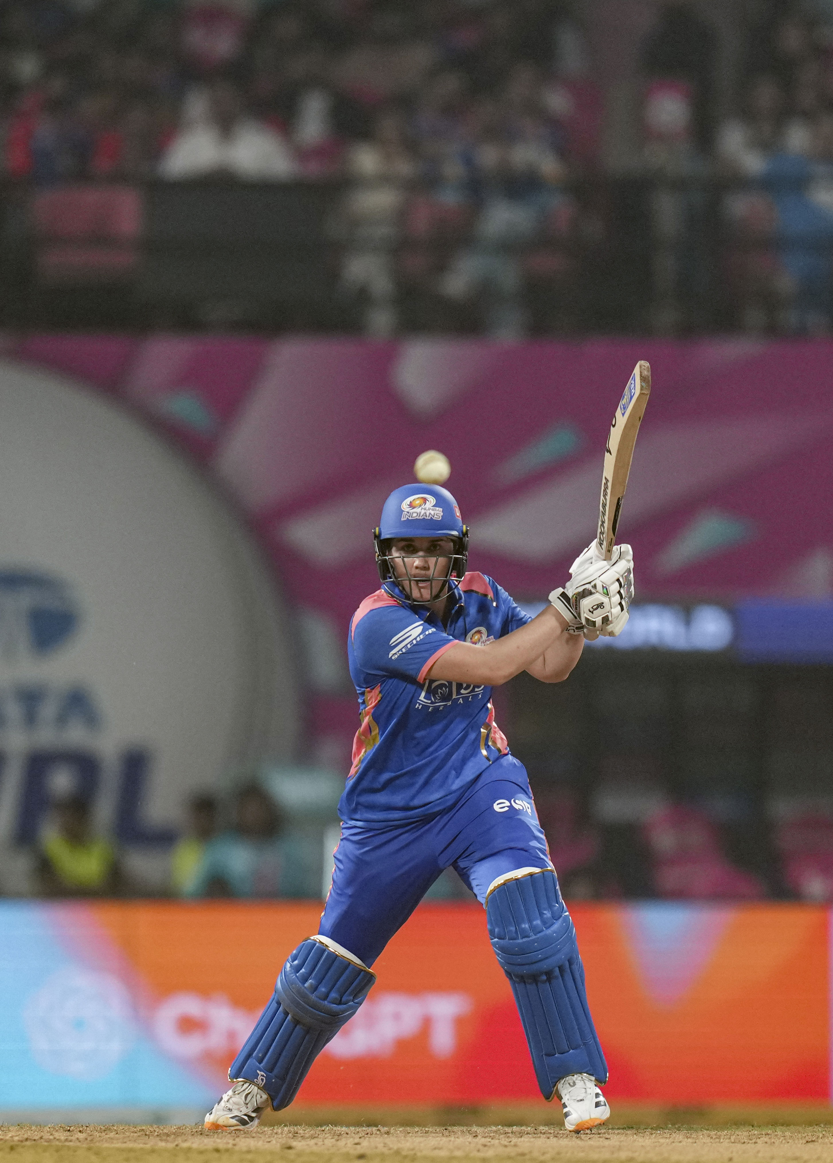 Sciver-Brunt, Harmanpreet slam half-tons as MI make competitive 195/4 vs DC