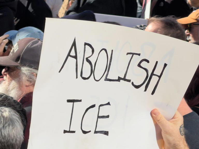 Blog: Crowds gather in Austin for anti-ICE protest